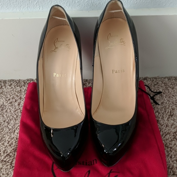 Christian Louboutin | Shoes | Christian Louboutin Rolando Patent Leather Pumps | Poshmark